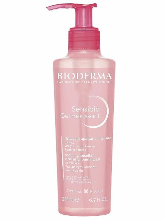 Биодерма Сенсибио (Bioderma Sensibio) Очищающий гель-мусс, 200 мл