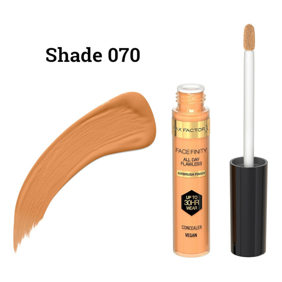MAX FACTOR Консилер Facefinity All Day Flawless Concealer, тон 070