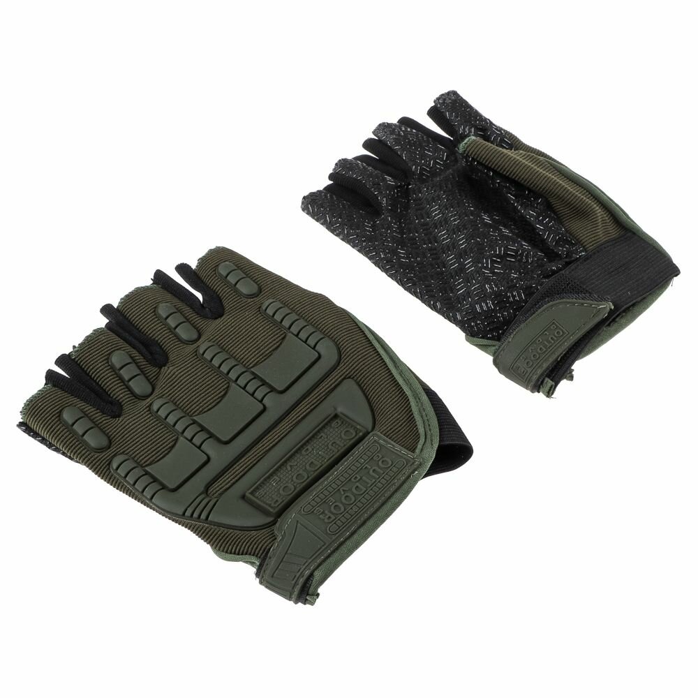 Перчатки туристические без пальцев руссо туристо, полиэстер