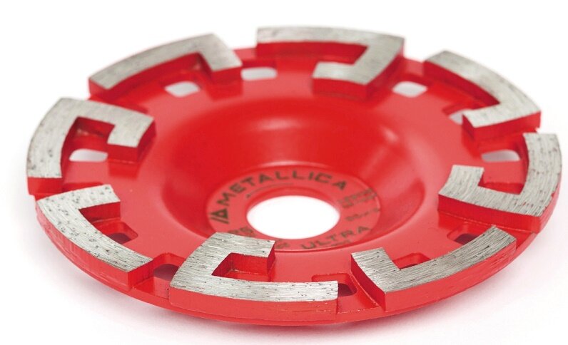 Чашка алмазная METALLICA Ultra 125x22,2 мм сегментная L-тип