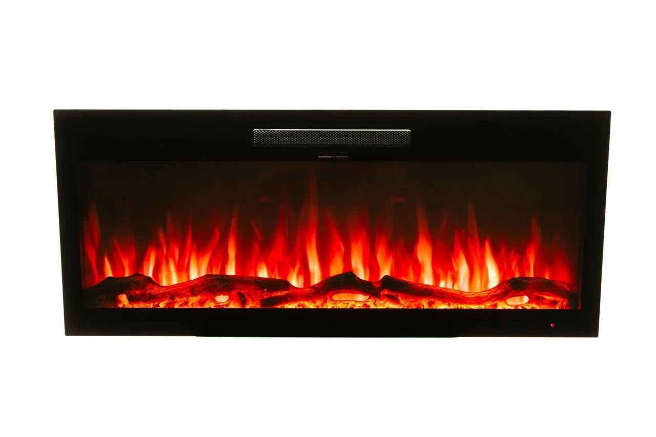 Электрокамин RealFlame DIAMOND-S 42, встраиваемый, мощность 1.5кВт, черный