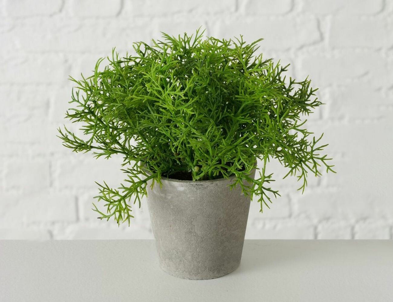 Искусственное растение в горшке штайн острые листики, пластик, 17 см, Boltze 2017432-1