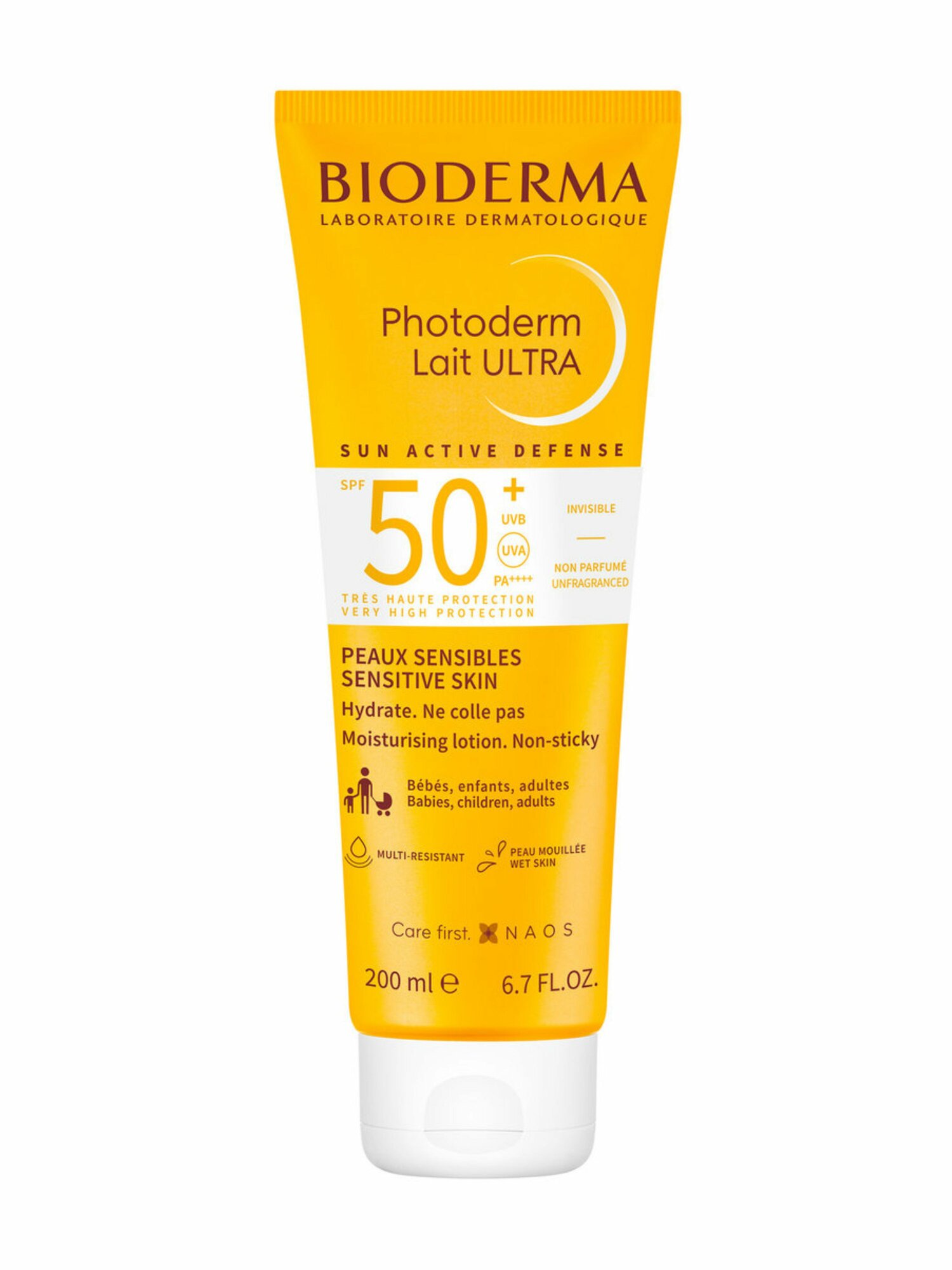 BIODERMA Солнцезащитное молочко для лица и тела Photoderm Lait Ultra SPF50+