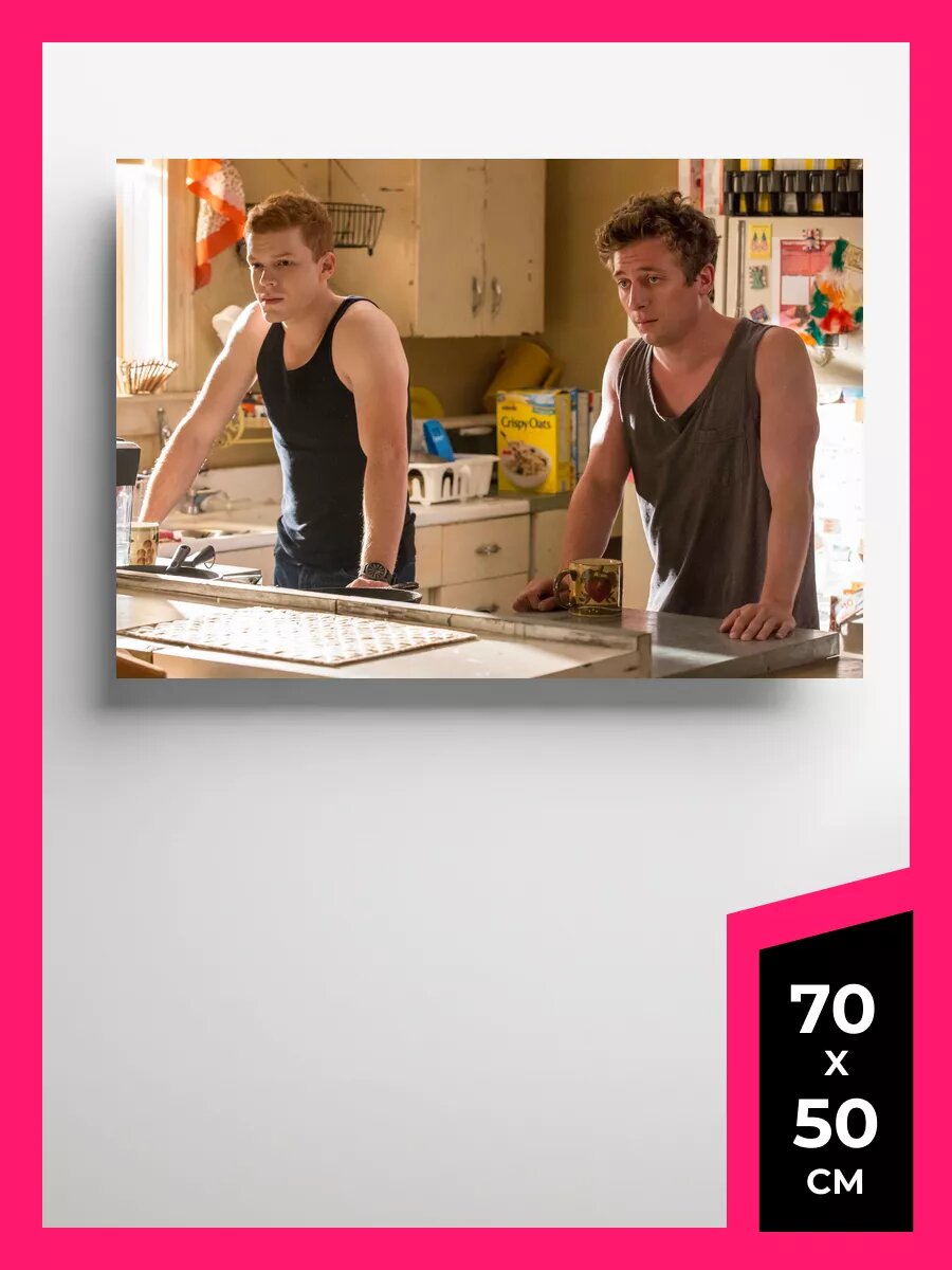 Постер Бесстыжие плакат Shameless А1, А2, А3, 50х70 33, матовая фотобумага премиум качества