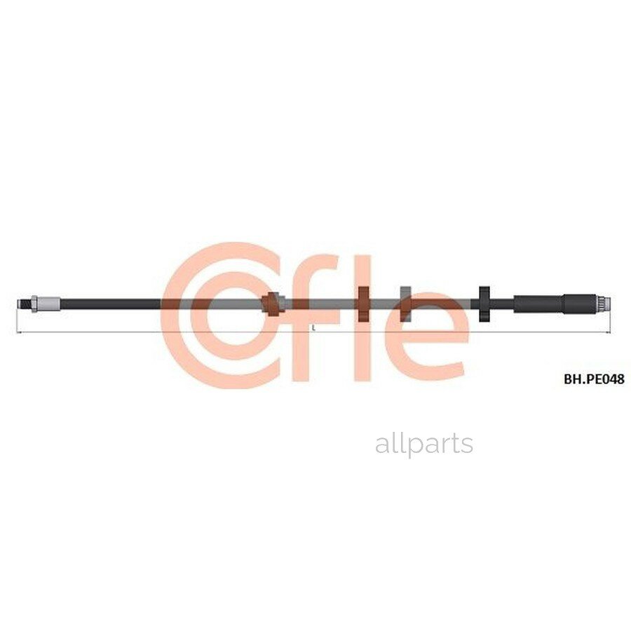 COFLE 92. BH. PE048 Шланг тормозной передн PEUGEOT 406 97-