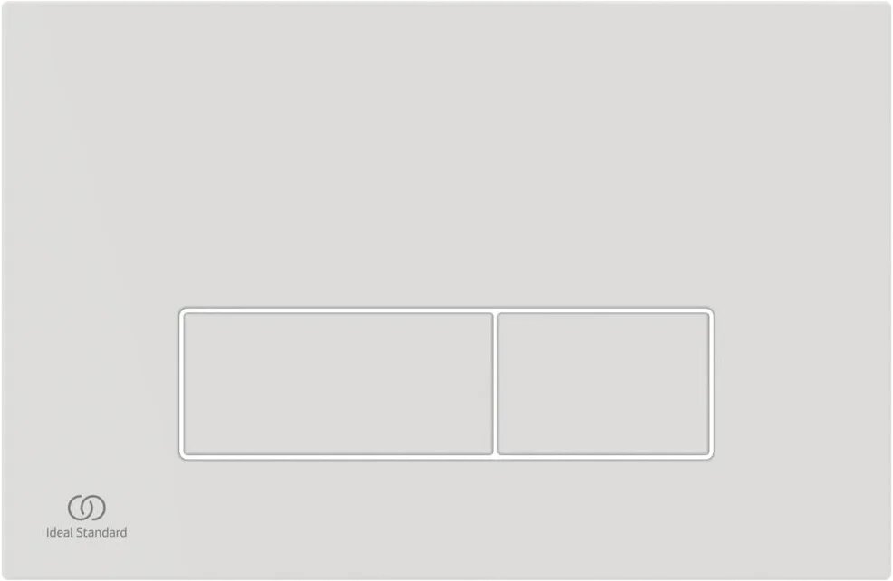 Кнопка смыва для унитаза Ideal Standard ProSys Oleas R0119AC пневматическая, белая, глянцевая, кнопка для инсталляции, двойной смыв