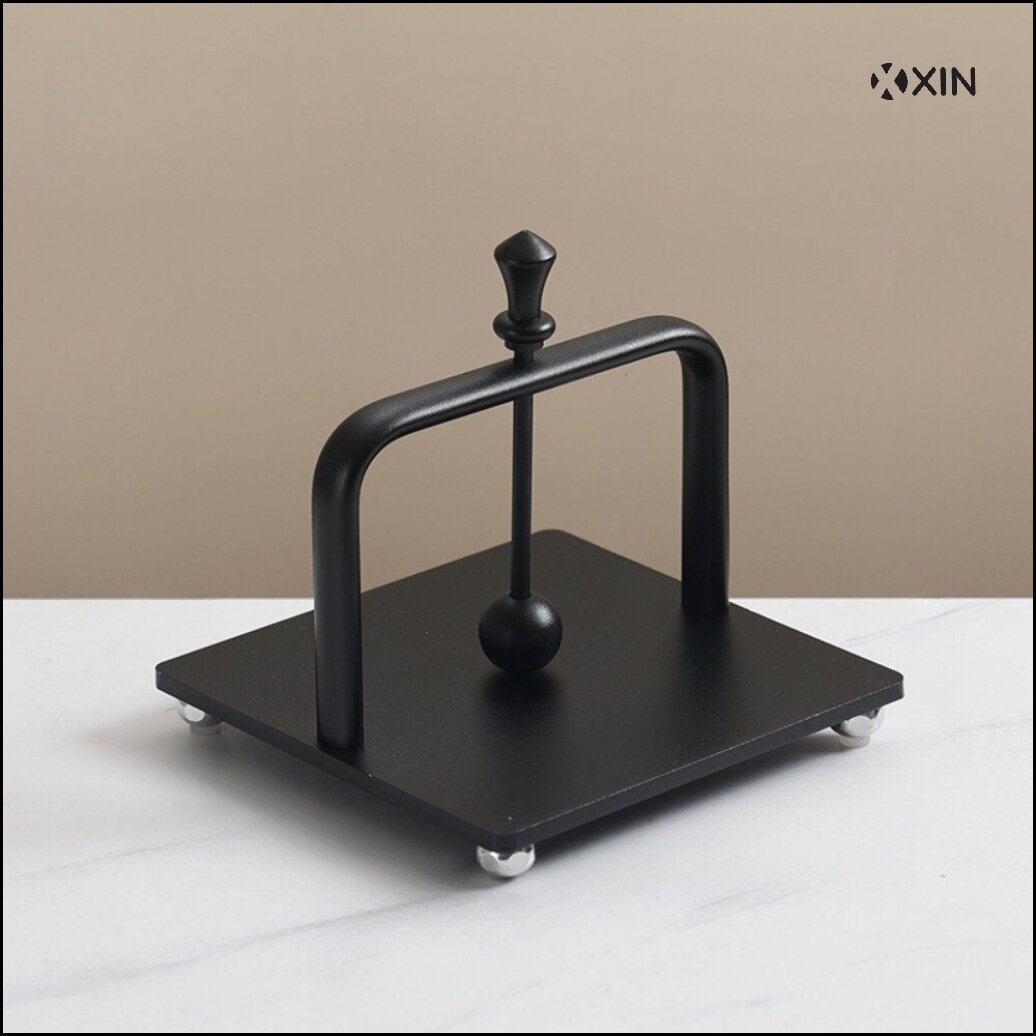 Салфетница на стол с Металлический основанием, держатель салфеток для украшения кухонного стола, 14X14X13.5cm