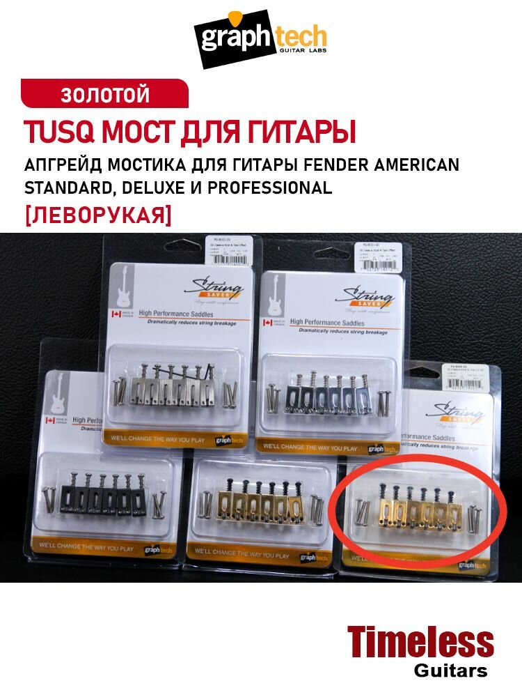 Апгрейд мостика Graph Tech TUSQ для гитар Fender American Standard, Deluxe и Professional