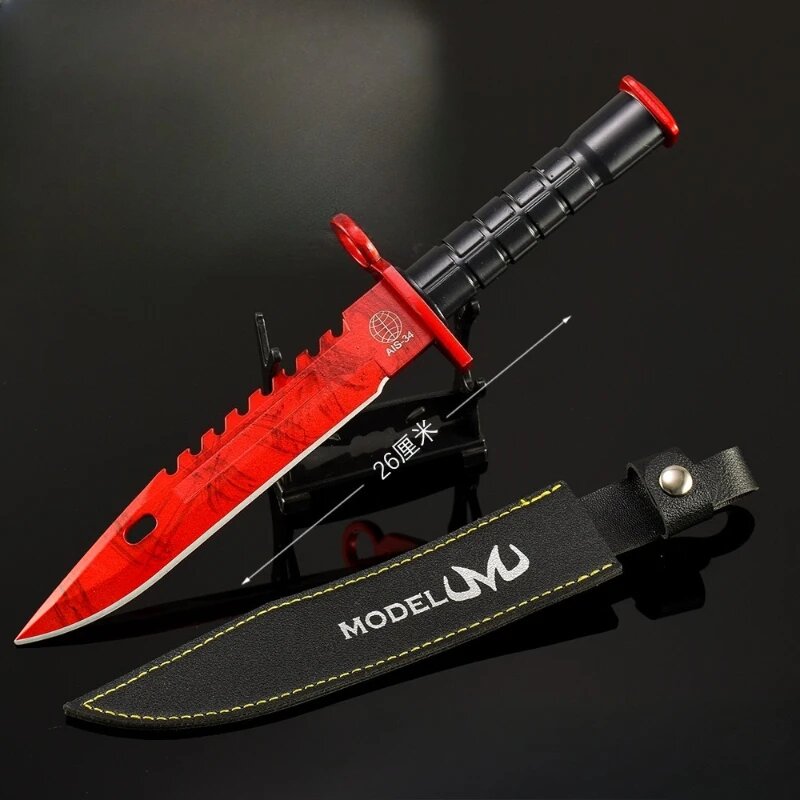 Модель Красный Паучий Кготь карманный нож Красный, 26cm M9 Knife Red
