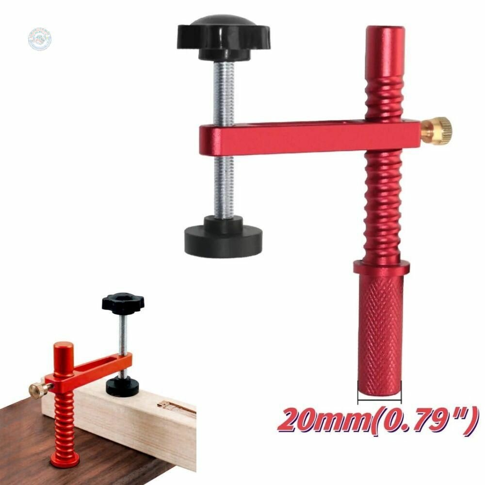 Регулируемый зажим для верстака FNICEL, алюминиевый, 19/20 мм, универсальный струбцина для деревообработки, фиксатор заготовок, надежный инструмент для столярных работ