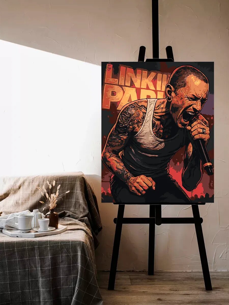 Картина по номерам Честер Беннингтон Linkin Park Музыка Рок