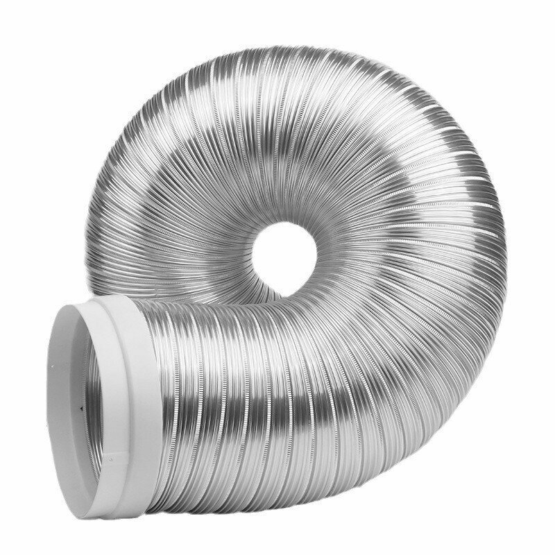 Вытяжка кухонная алюминиевый дымоход с пластиковыми концами для домашнего использования калибр 160 мм