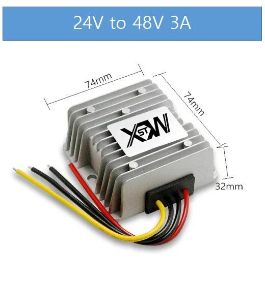 XWST Конвертер DC/DC 24В в 48В 3A/5A/6A