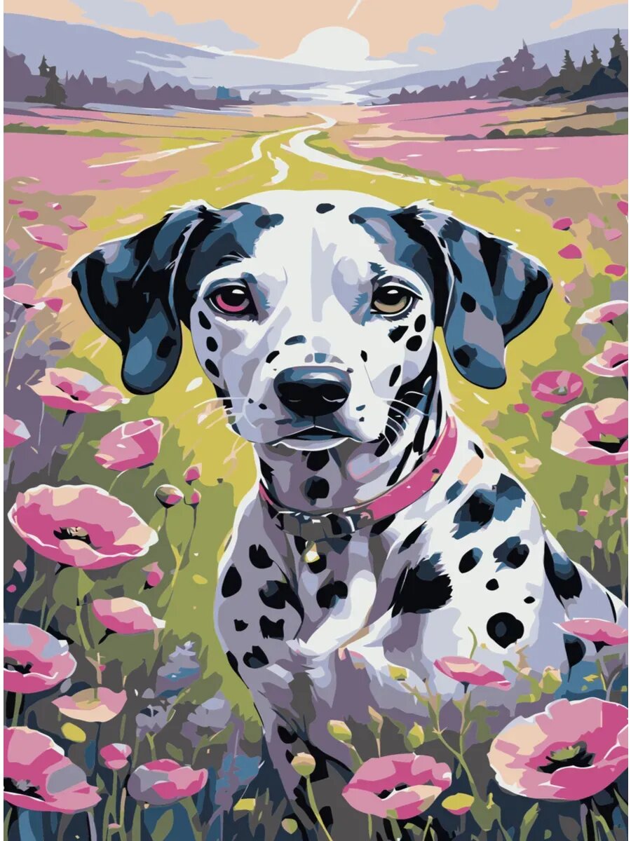Картина по номерам далматинец