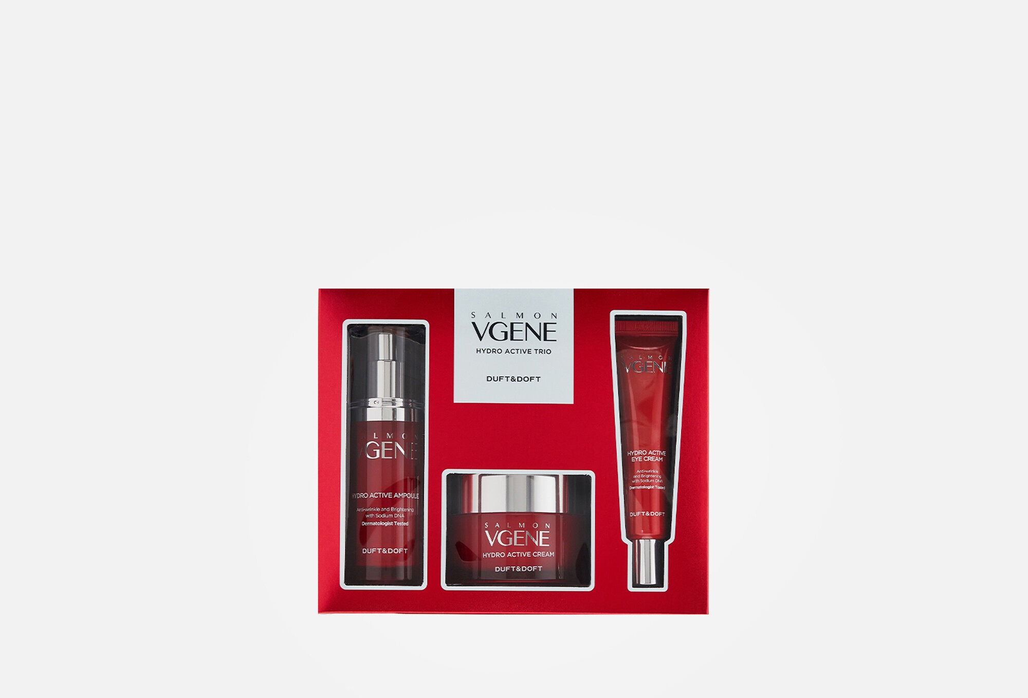 Набор для ухода за кожей лица DUFT & DOFT SALMONVGENE HYDRO ACTIVE TRIO