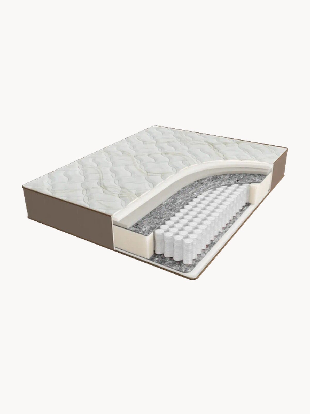 Ортопедический матрас buyson family BuyRoyal, 160х200 см, независимые пружины