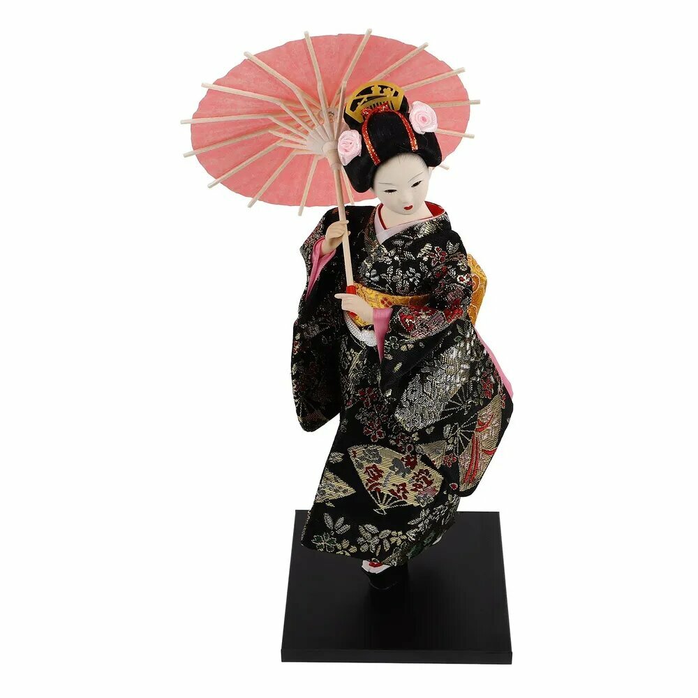 Коллекционная Кукла Гейша, Из Силк, Для Тематических Мероприятий, 1 Штука