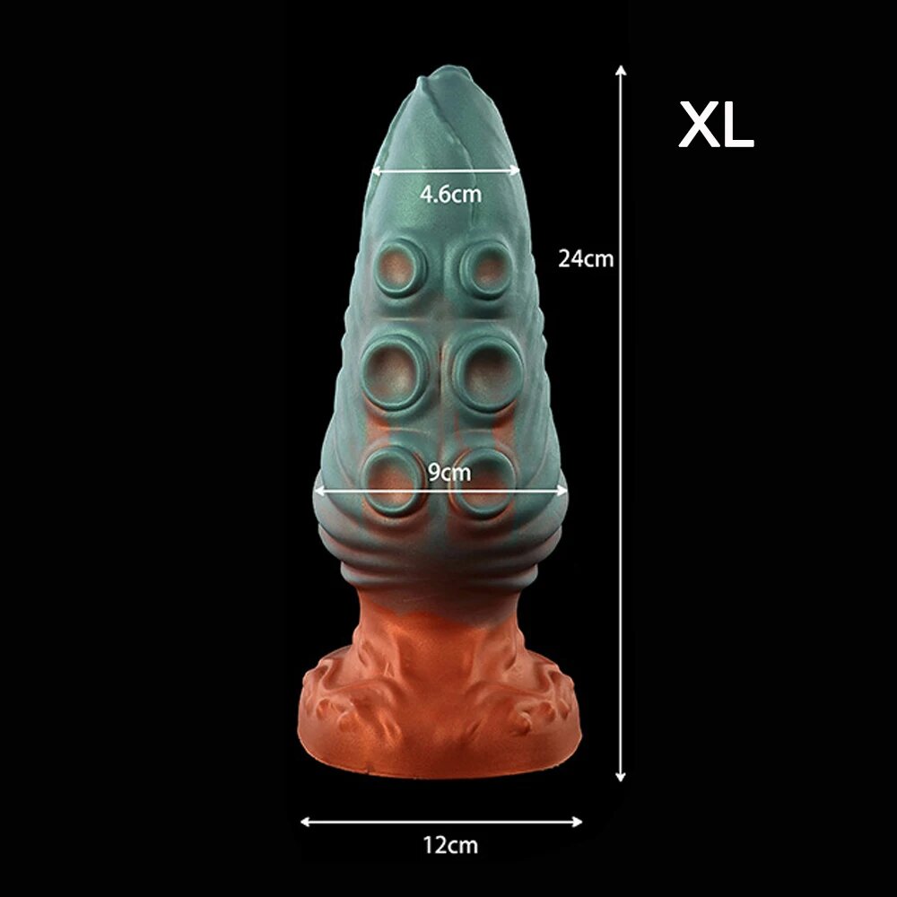 9 см анальная пробка в виде осьминога, силиконовая большая анальная пробка, фаллоимитатор, мастурбатор, массаж простаты, анальный расширитель, игрушки для взрослых для мужчин, секс-игрушки, секс-шоп XL