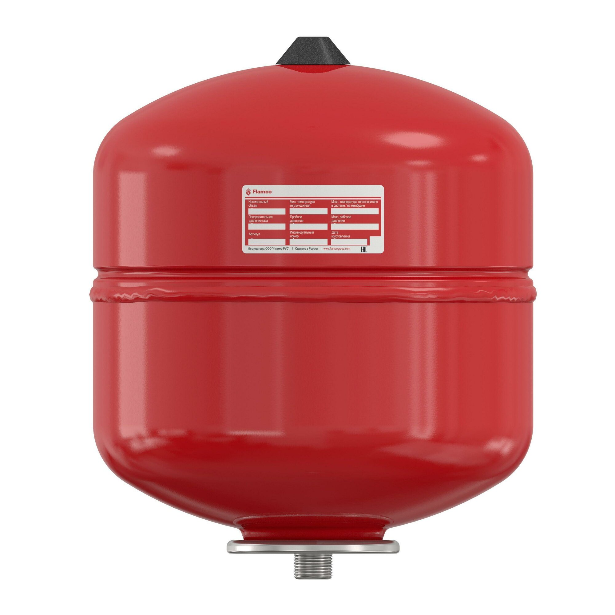 Расширительный бак Flamco Flexcon, для ГВС, 18л, вертикальный, красная