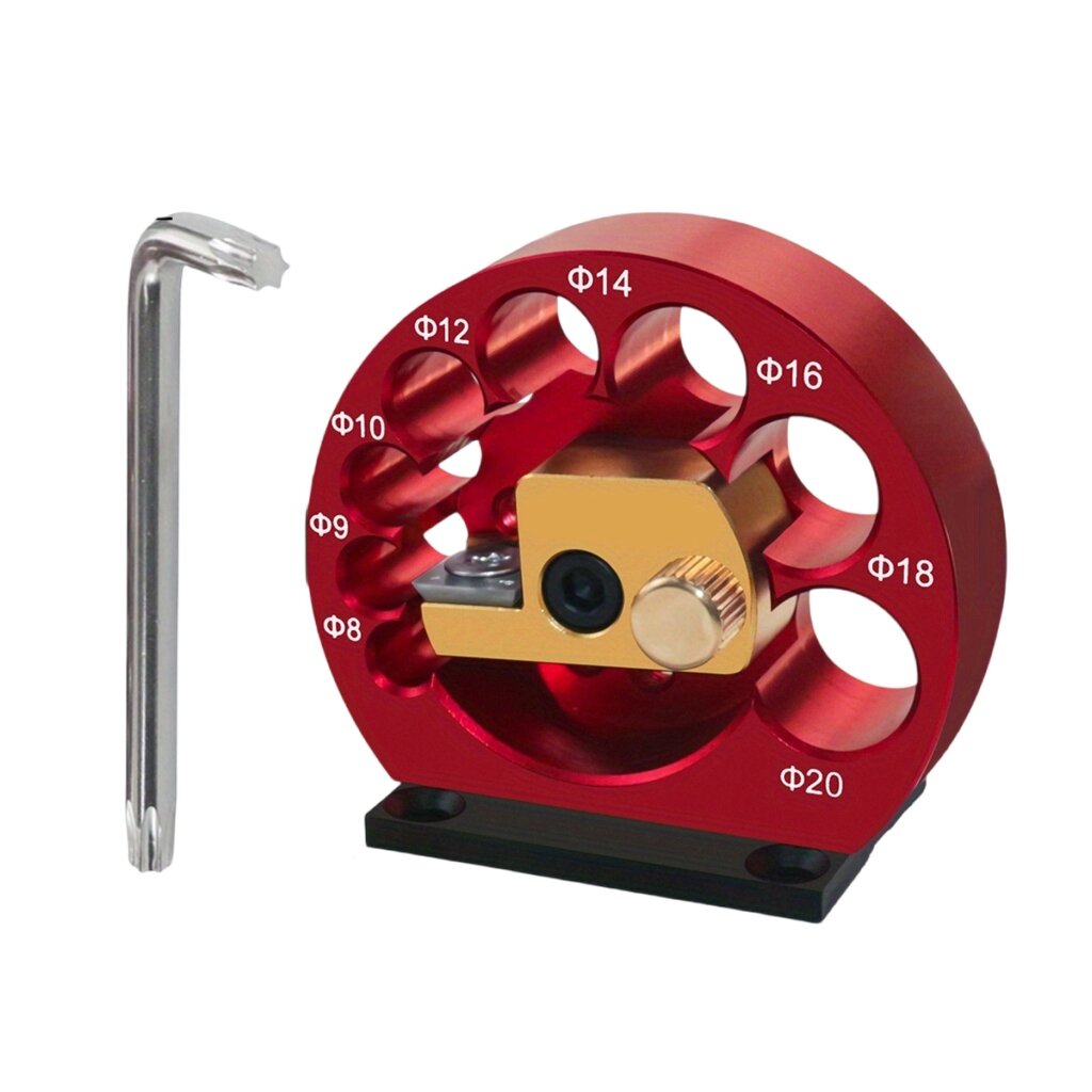 Наборы приспособлений для изготовления дюбелей, алюминиевый сплав, квадратный брусок из дерева, вспомогательный инструмент для токарной обработки круглого сечения MetalB1ade8-20