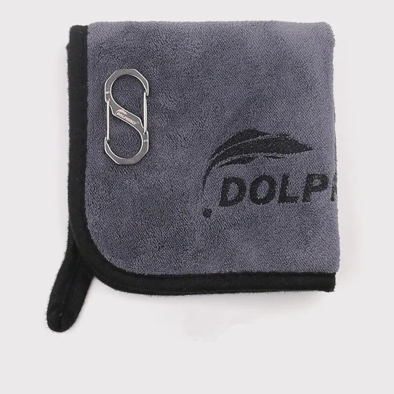 Портативное полотенце рыболовное DOLPHIN, серый, Type B