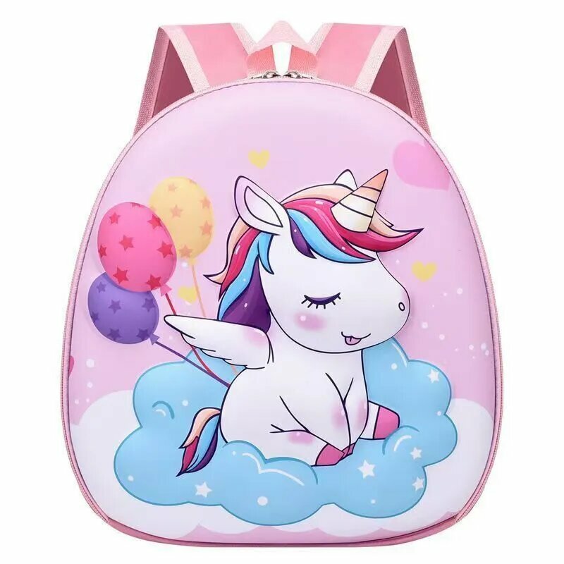 Объемная школьная сумка из матового материала Cloud unicorn