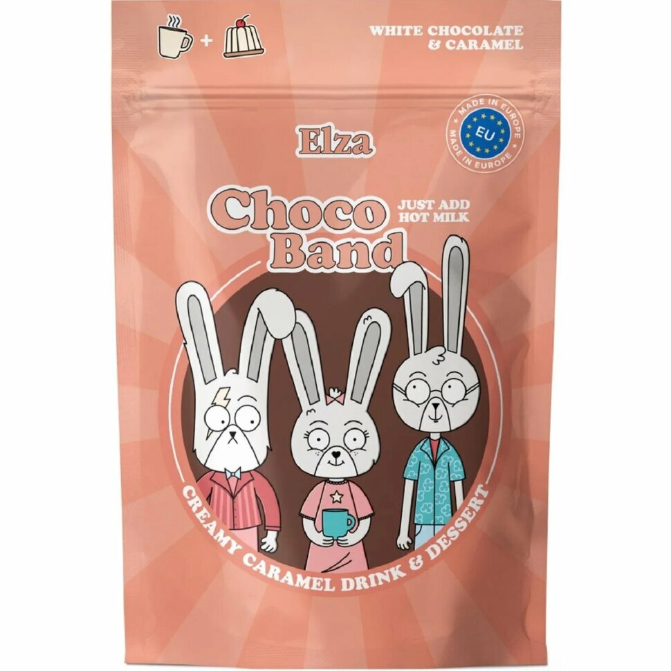 Кофейный напиток Choco Band ELZA Creamy Caramel растворим напит-пудинг 200г, 2347357