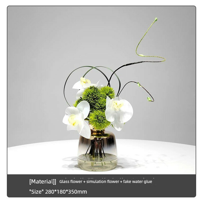 Современное флористическое искусство, элементы декора в стиле лайт-люкс, элитная гостиная, прихожая, журнальный столик,