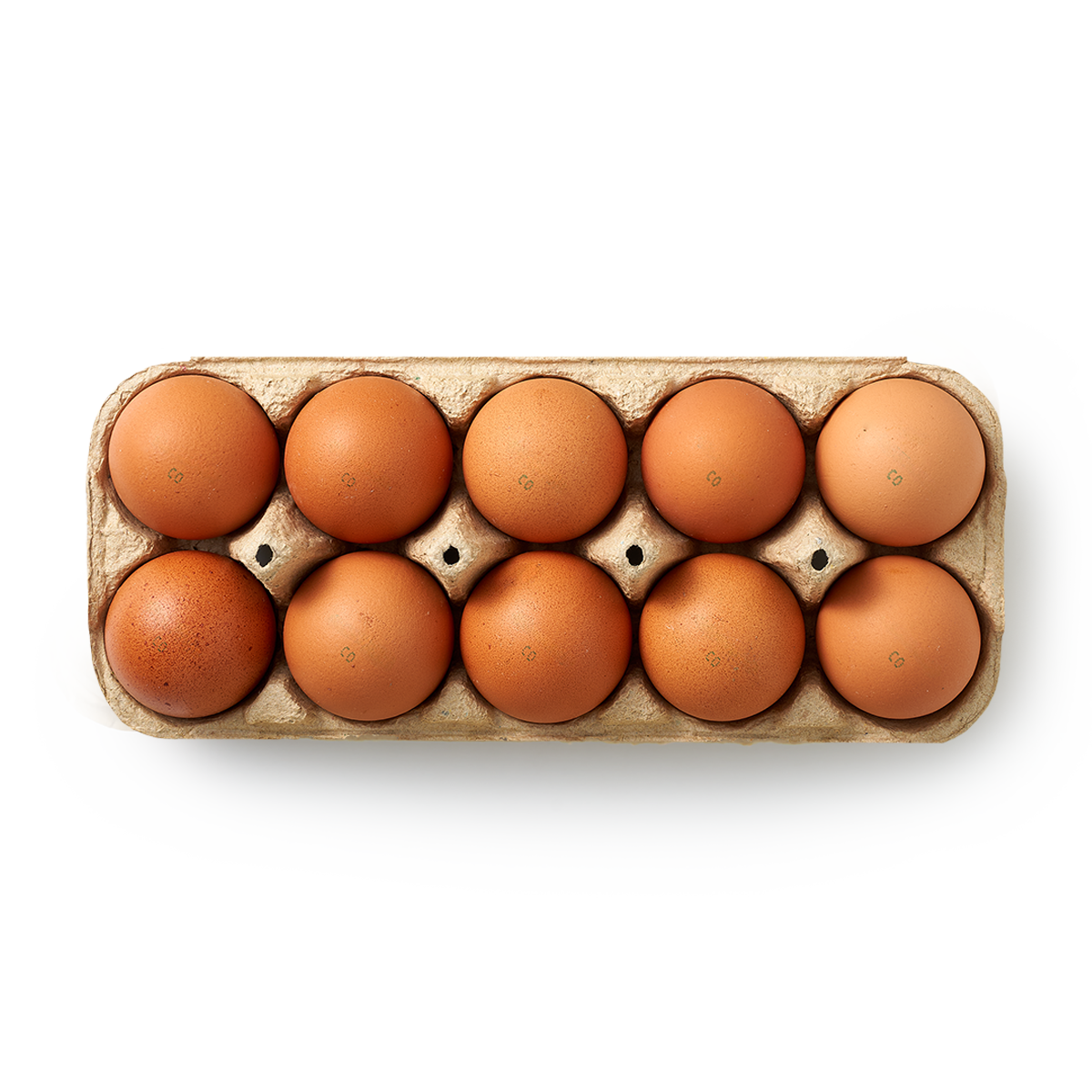 Яйца куриные, отборной категории со, 10 штук в упаковке, 620 грамм