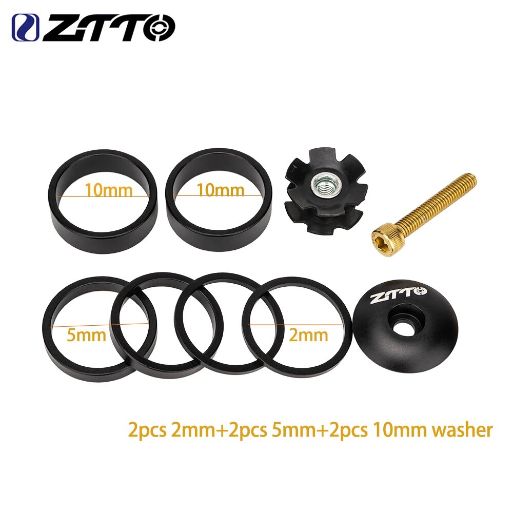 ZTTO Гарнитура велосипедная, черная washer set