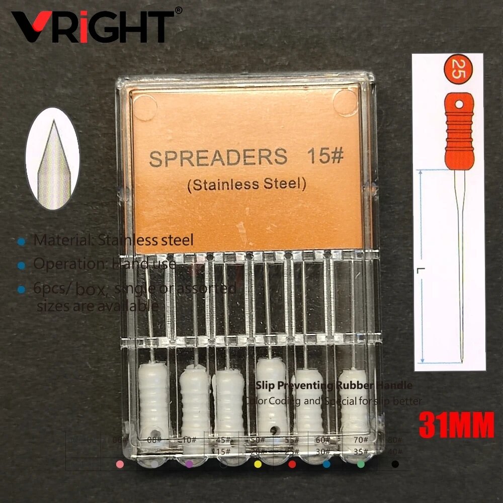 Стоматологические разбрасыватели из нержавеющей стали lzvine Spreaders-31MM-15