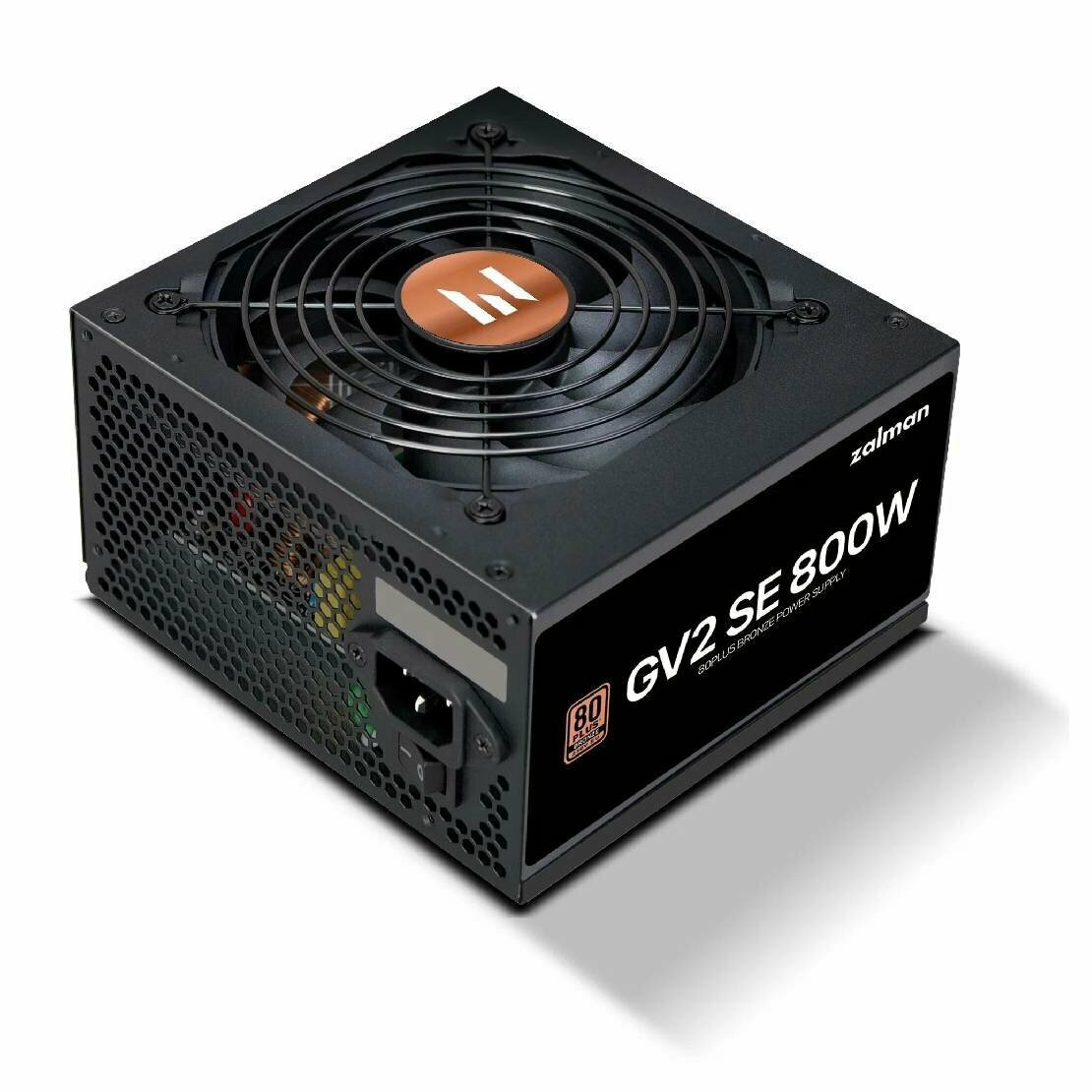 Блок питания Zalman ZM800-GV2SE, 800 Вт, 80 PLUS Bronze, черный