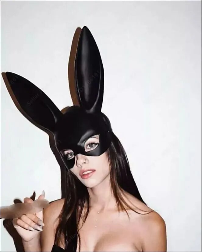 Карнавальная маска ушки зайца кролика 18+