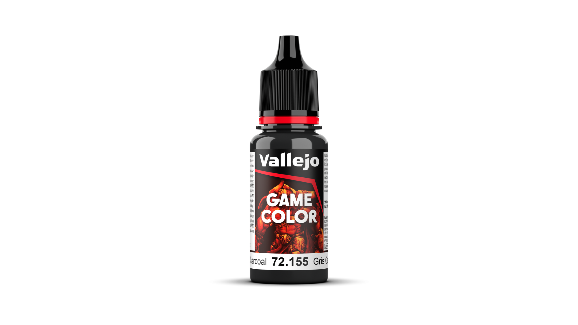 Краска Vallejo серии Game Color Extra Opaque - Heavy Charcoal (17 мл) 72.155