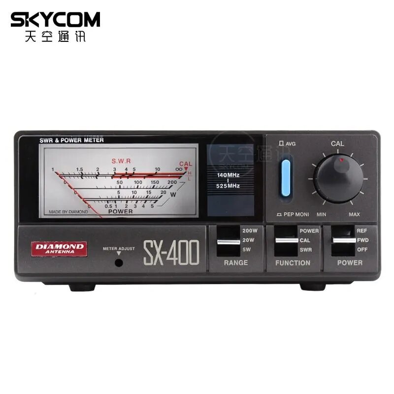 Измеритель мощности стоячей волны Diamond SX-400, двухсегментный измеритель мощности КСВ SX400 UV