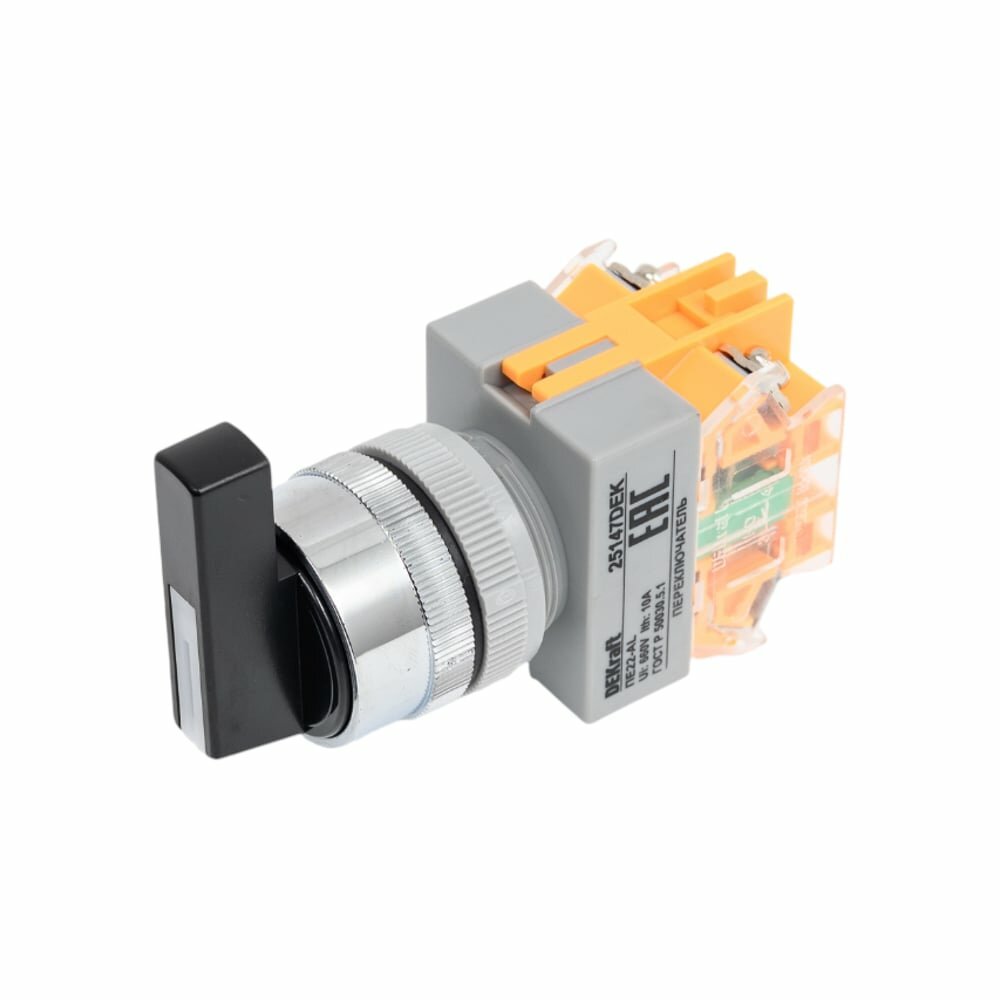 Переключатель Dekraft ПЕ22-ALCRL-3-BLK