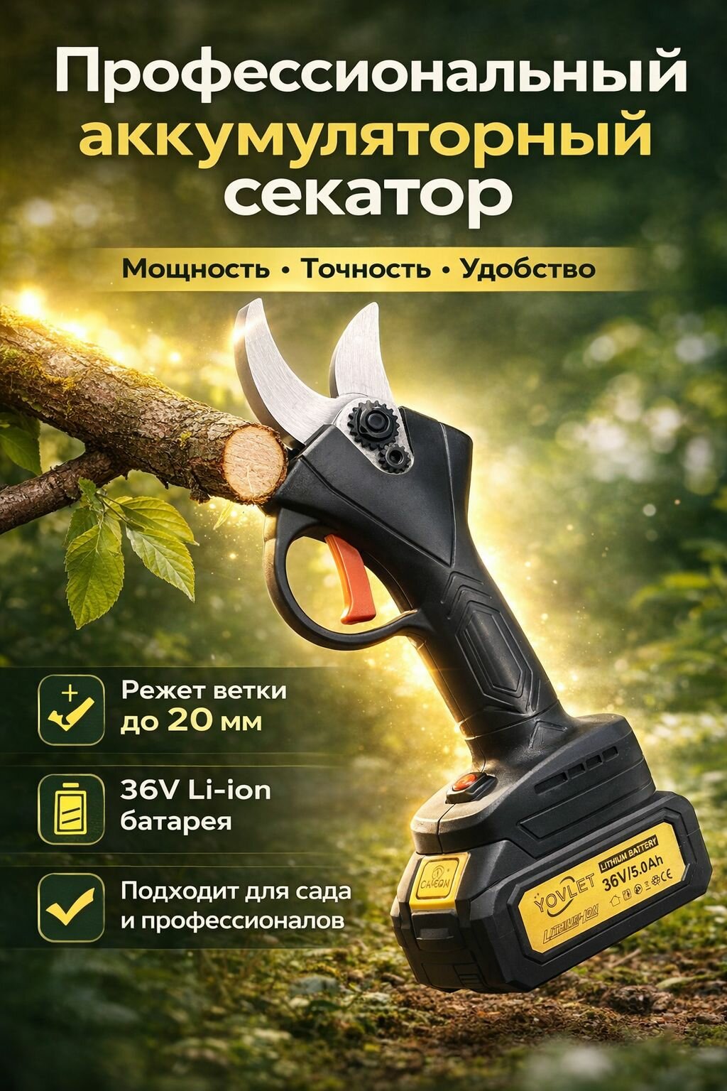 Электросекатор,40мм