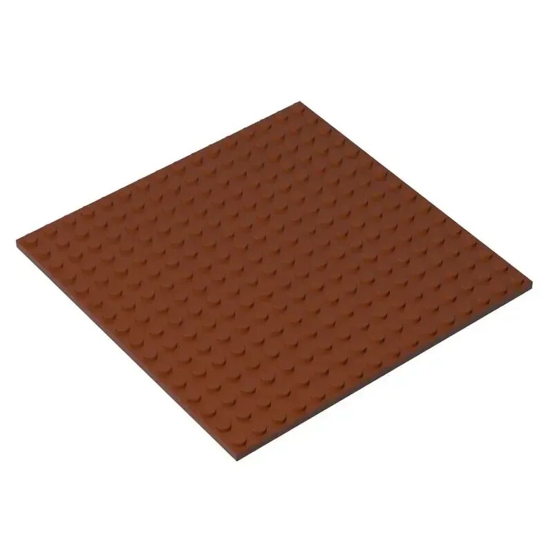 Пластиковые блоки Gobricks 16x16, Коричневый (081)