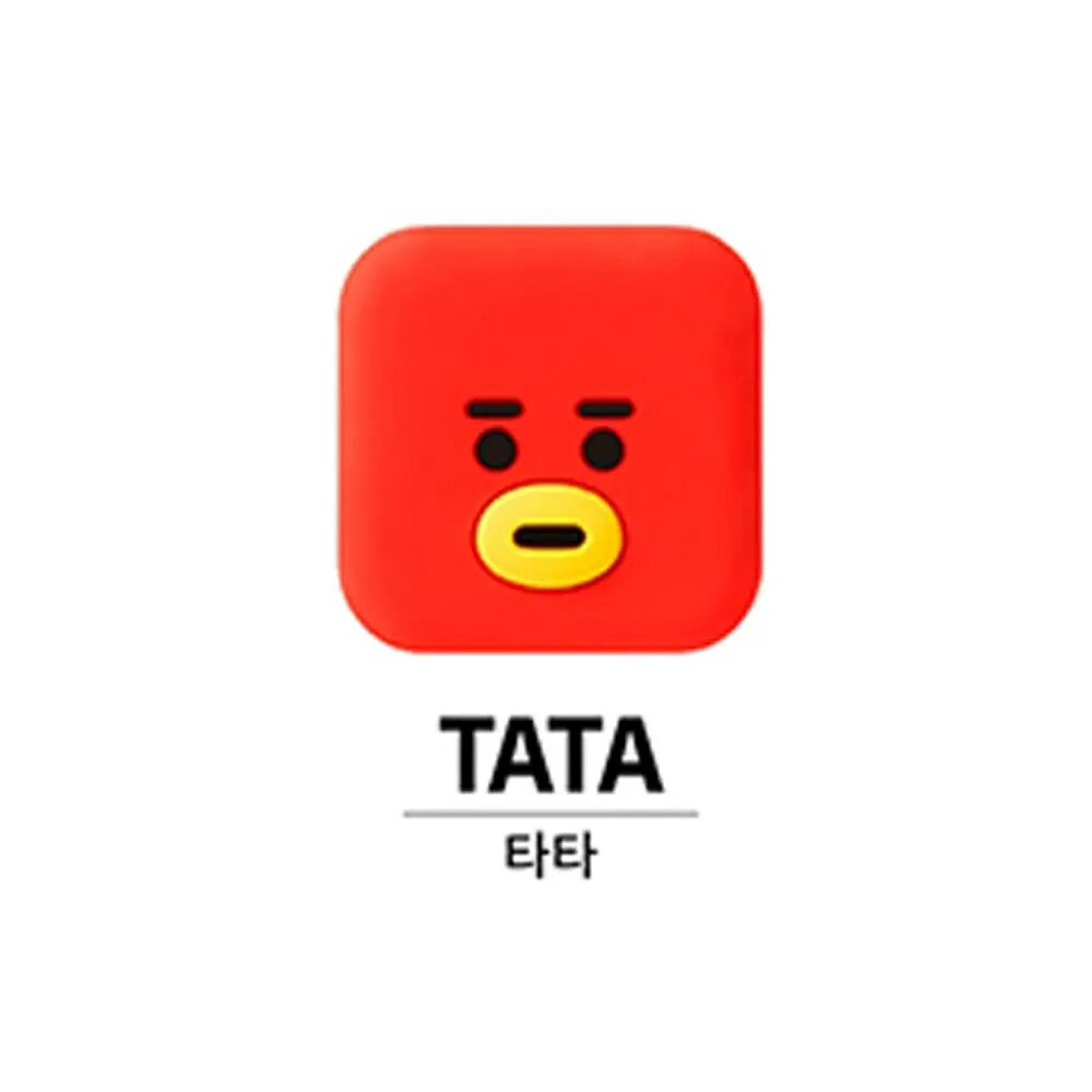 Силиконовый чехол для кабеля TATA, красный BT21