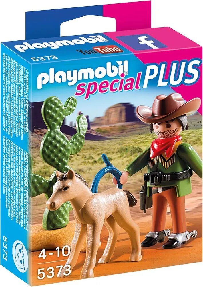 Playmobil-Мир Моби: Ковбой с пони-5373
