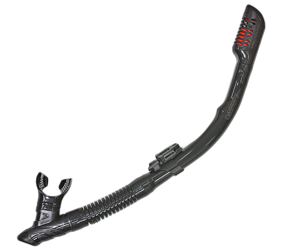Aquatec Трубка SN-410 Full Dry черный силикон, черный