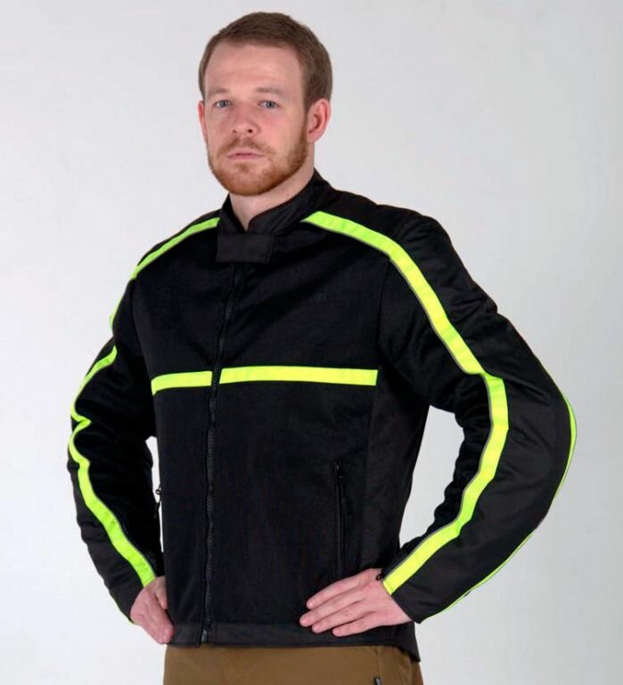 Hyperlook Куртка Aves черно-зеленая XS