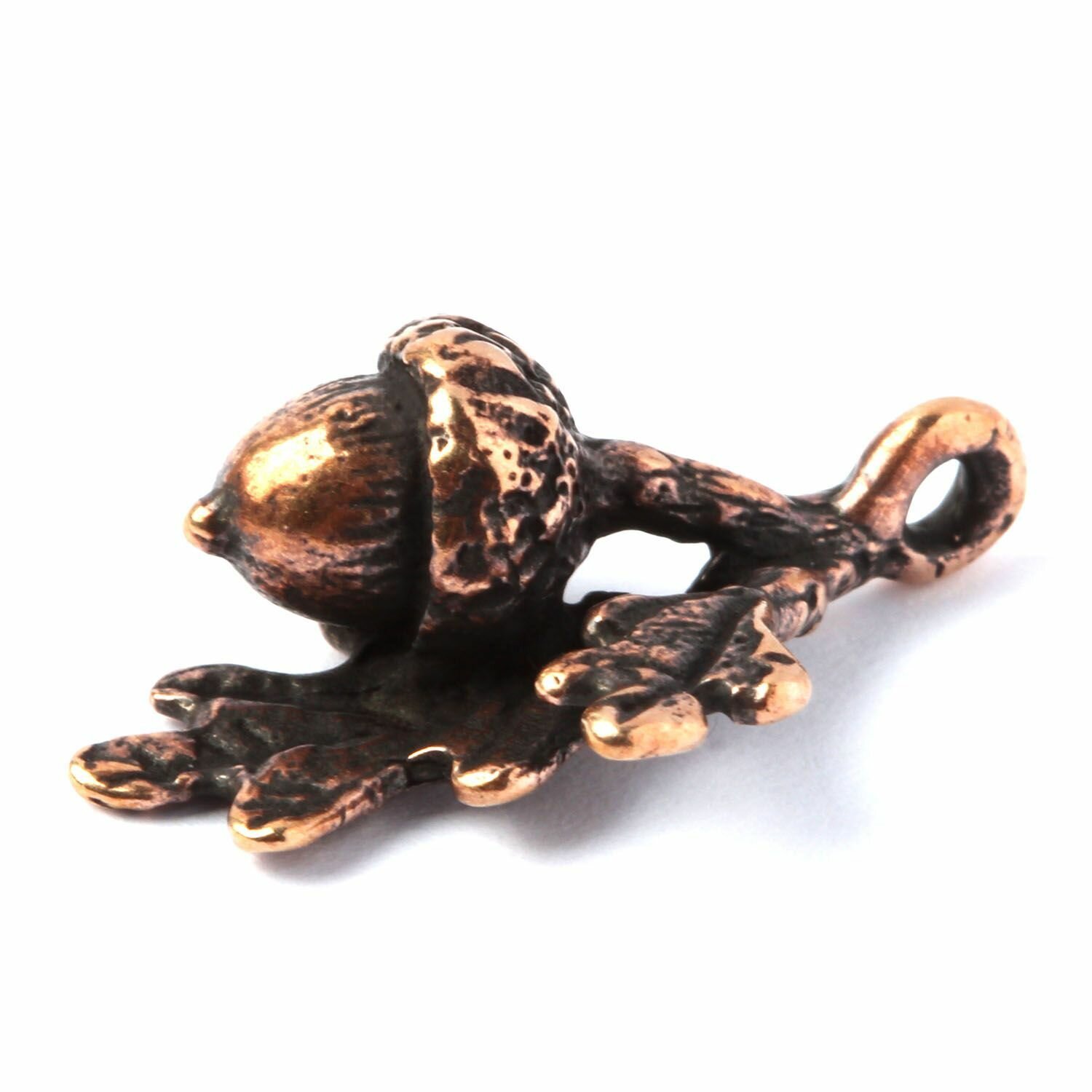 Подвеска ветка дуба, желудь фурнитура для украшений 4603(2) Anna Bronze — фото 1