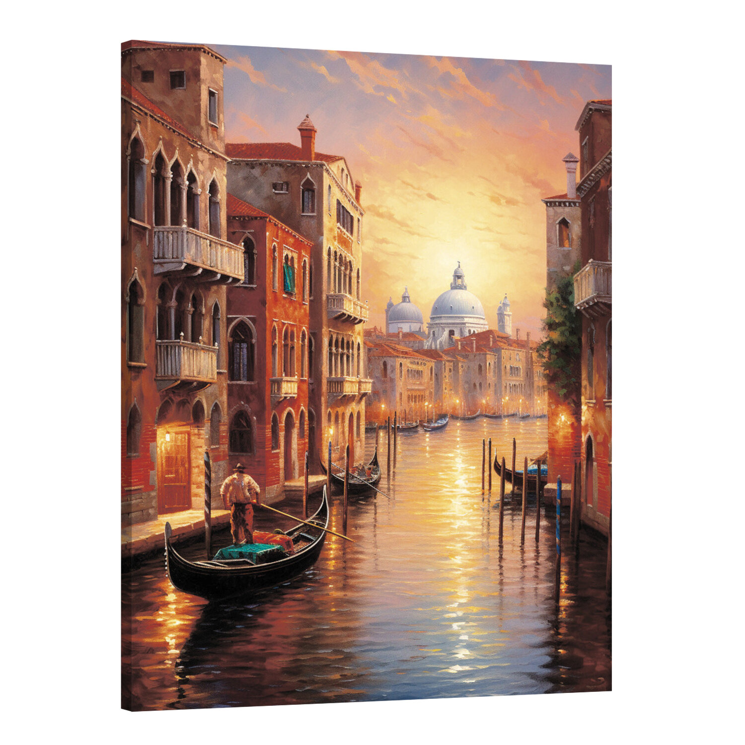 Интерьерная картина 50х70 "Италия: картина маслом"