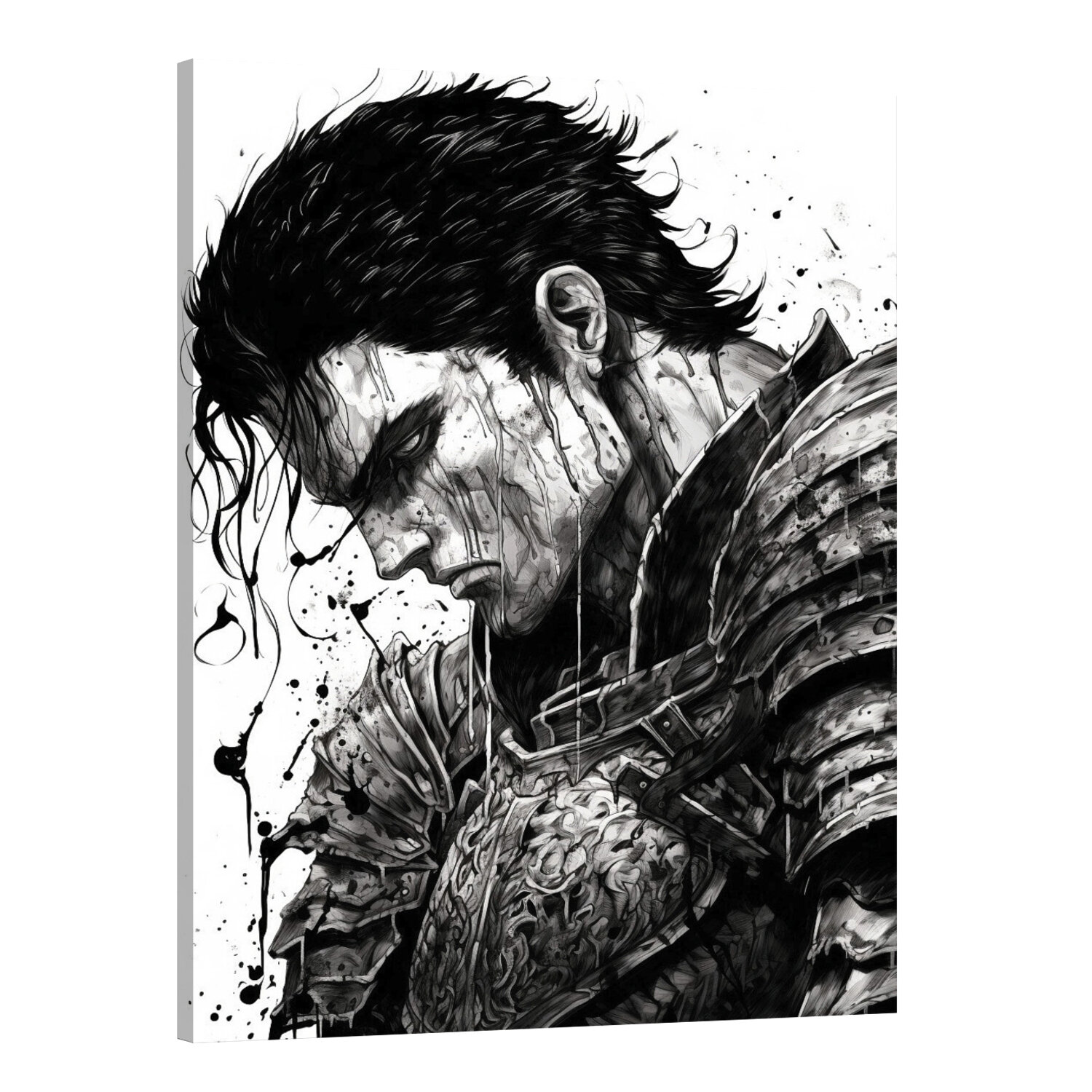 Интерьерная картина 50х70 "Берсерк: Меч и кровь"