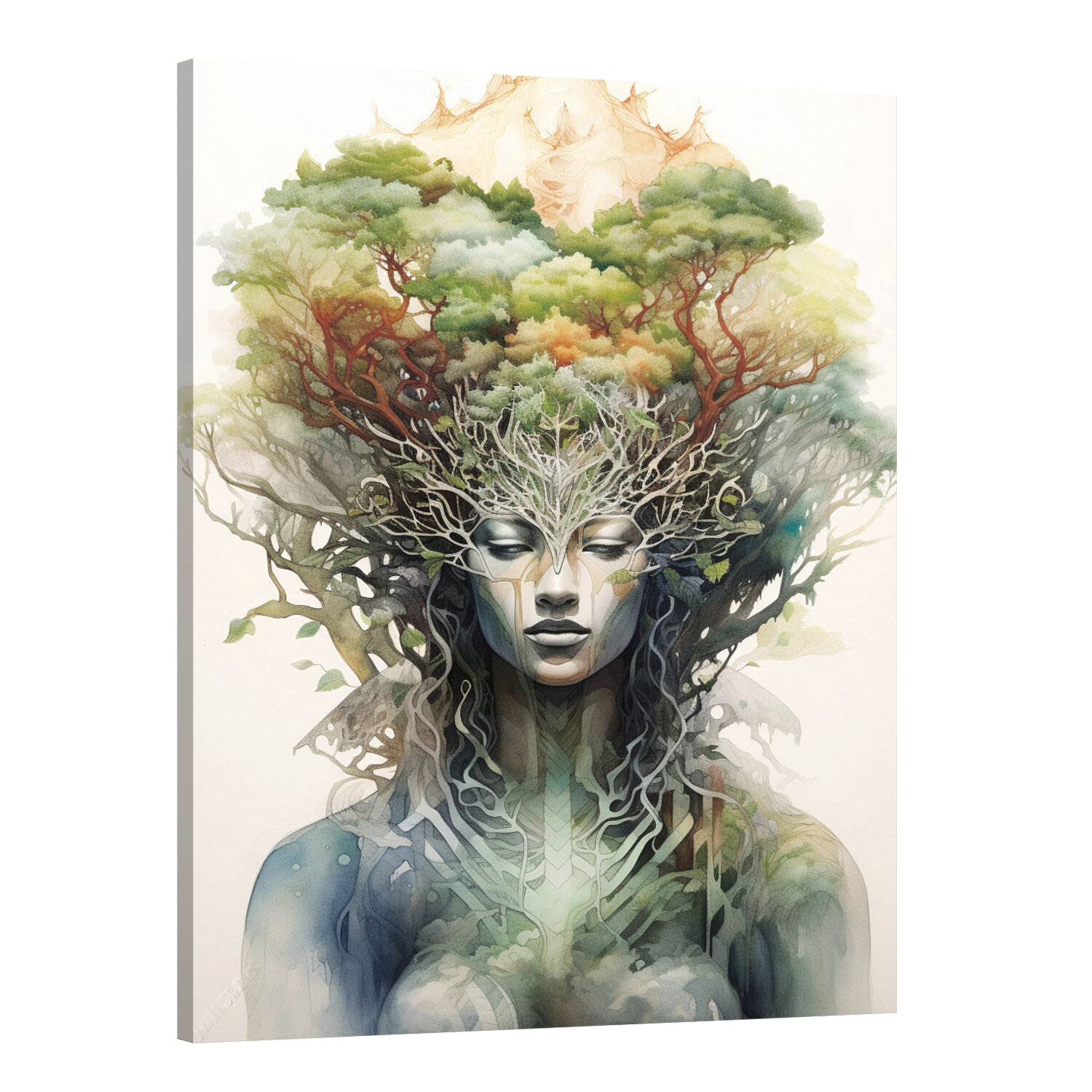 Интерьерная картина 50х70 "Шаманская сила природы"