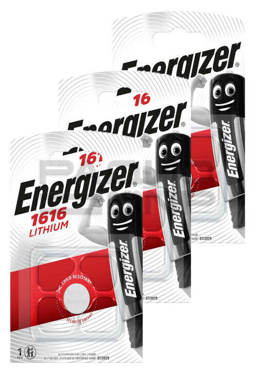 Батарейка Energizer CR1616 E300843903, Li-Ion, без защиты, блистер, 1 шт