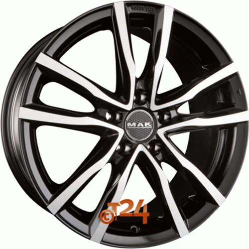 Колесный диск MAK Milano 5 8,0x18/5x108 ET45 D72 Black Mirror