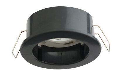 Встраиваемый светильник ECOLA GX40 DGX40E черный FB40EMECD за 2 штуки