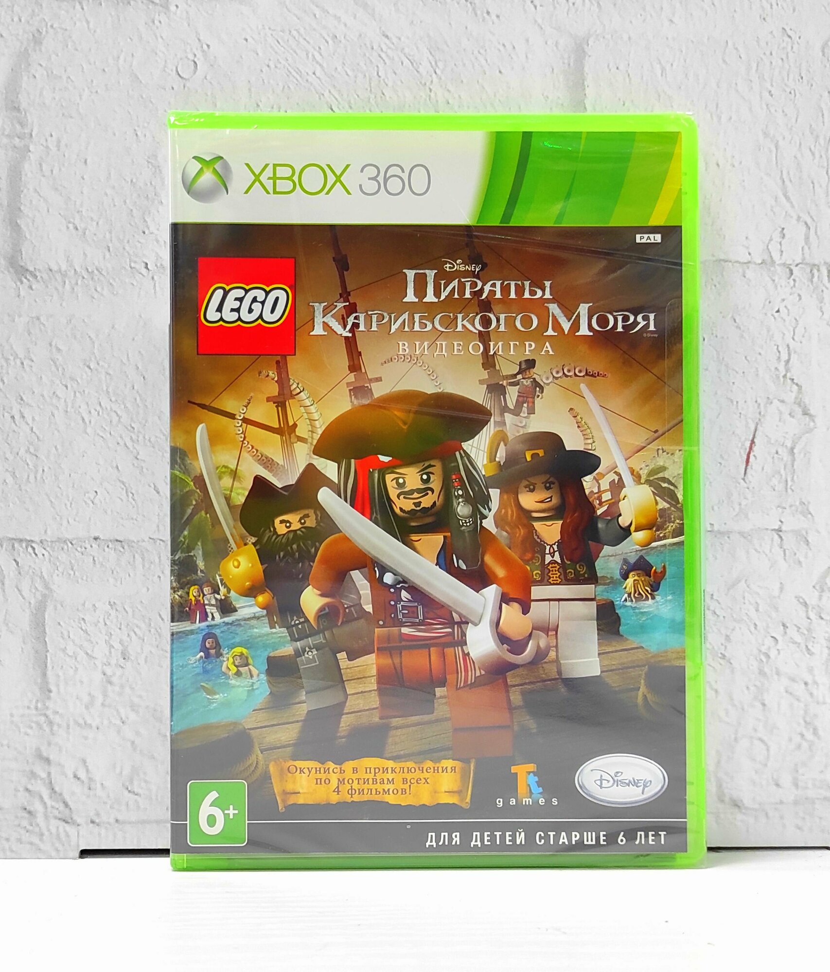 LEGO Lego Pirates of the Caribbean Пираты Карибского Моря Полностью на русском Видеоигра на диске Xbox 360